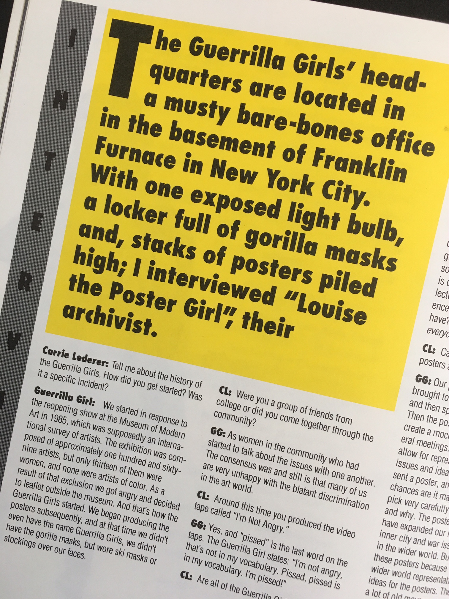 Guerrilla Girls | Graphic Design Thoughts